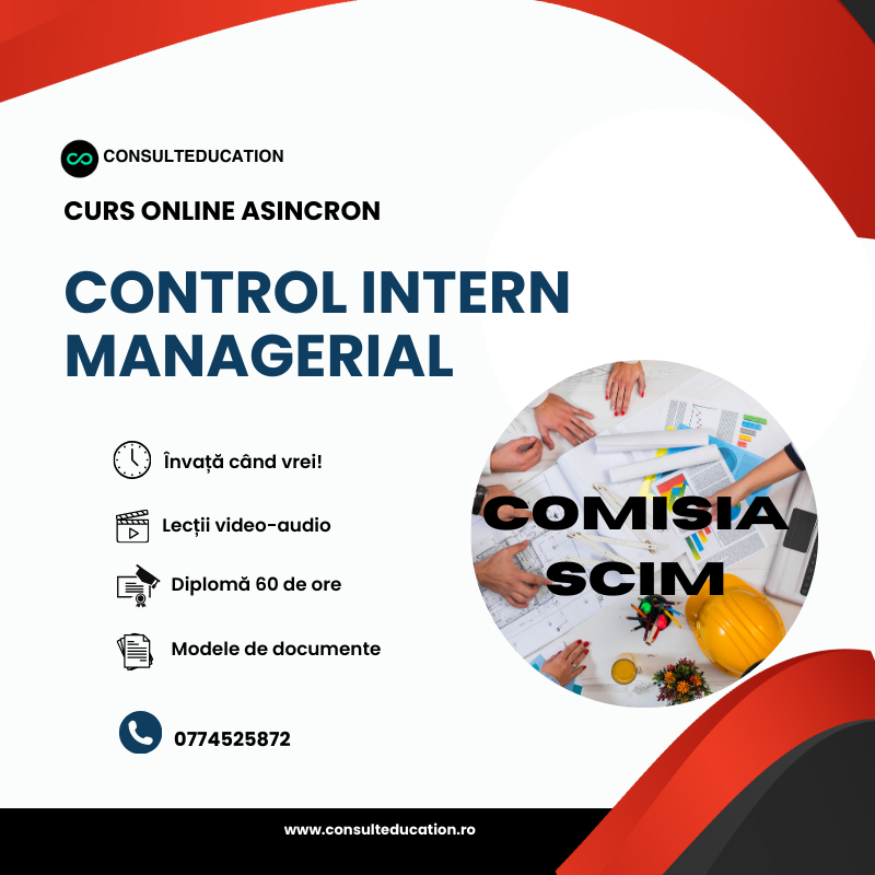 Comisia de Control Intern Managerial – SCIM - Consult Education